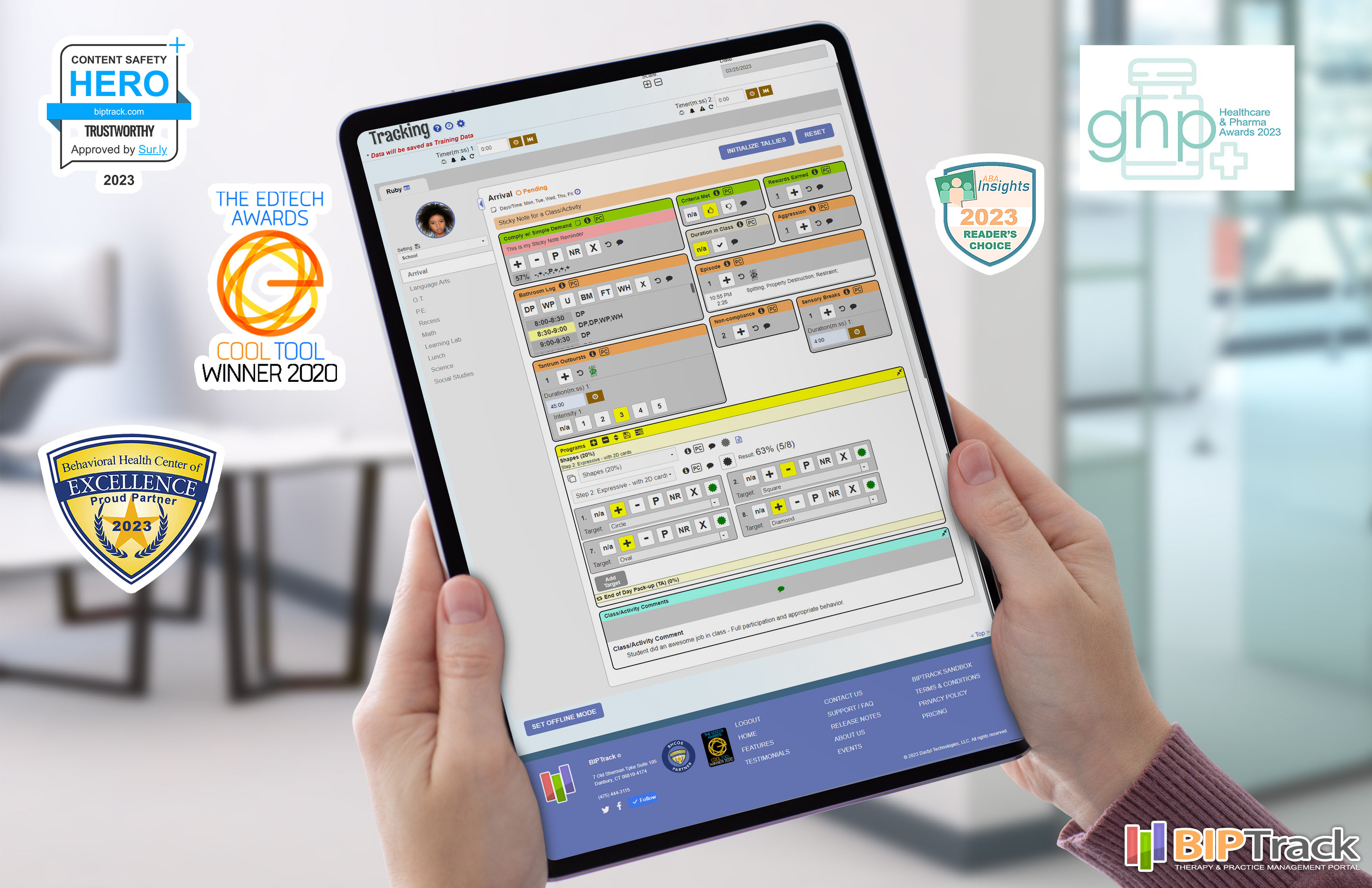 BIPTrack | ABA Data Collection and Practice Management Software: Features